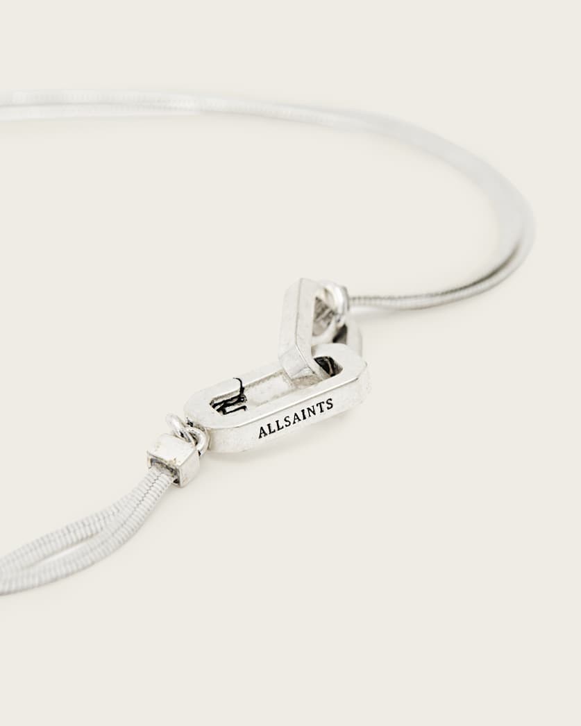 Boa Snake Necklace WARM SILVER | ALLSAINTS Canada